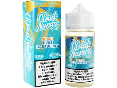Iced Peach Blue Raspberry Cloud Nurdz E-Liquid – NicMafia