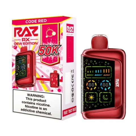 Code Red - Raz RX 50K Disposable Vape – NicMafia